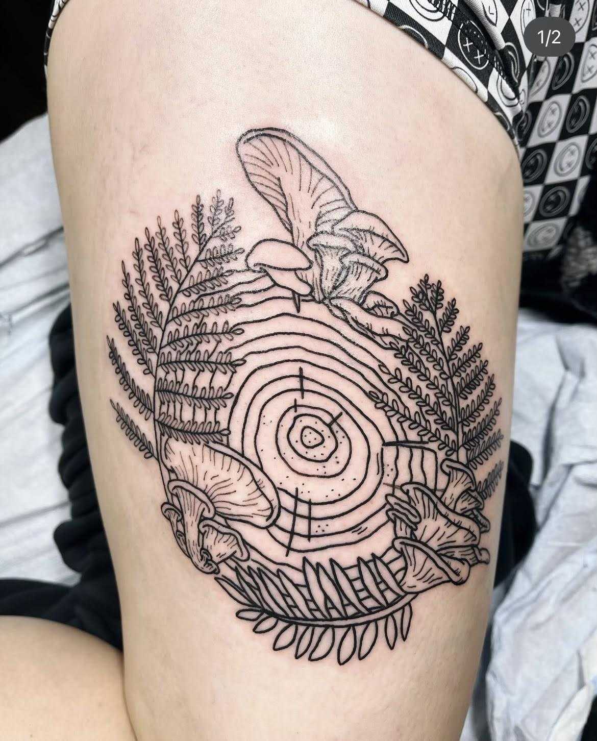 Copper Coin Tattoo - Pandora Fox