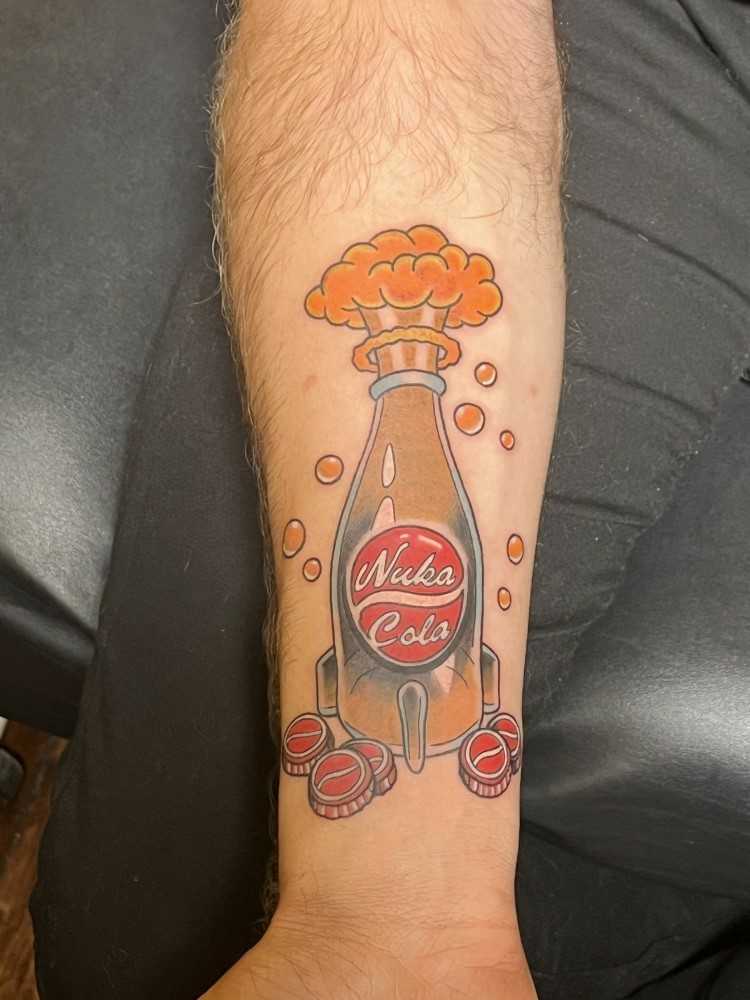 Copper Coin Tattoo - Pandora Fox